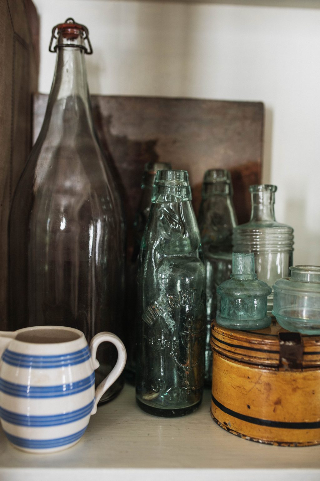 Antique Mineral Water Bottle Collection Codd Neck Bottle - Abigail Albers